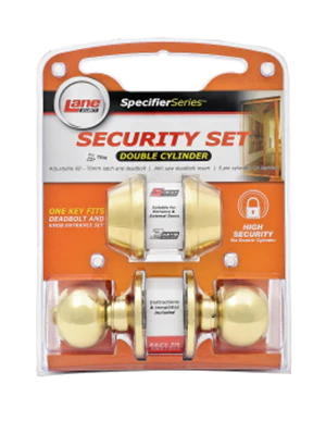 Parma Security Set, Double Cylinder - Tininga Limited
